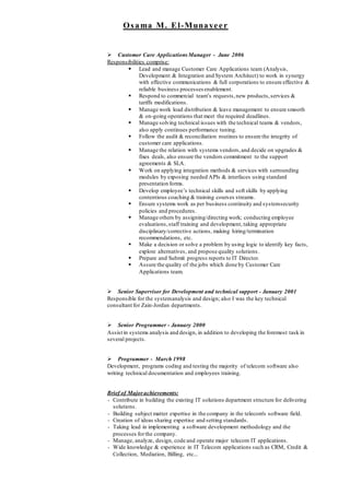 Osama_CV | DOCX | Business | Business and Finance