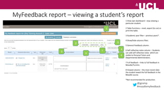 My Feedback evaluation and ideas for better guidance | PPT