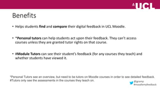 My Feedback evaluation and ideas for better guidance | PPT