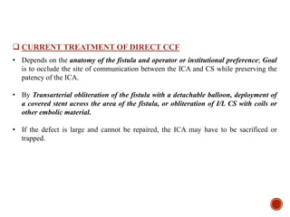 TRAUMATIC CCF | PPTX