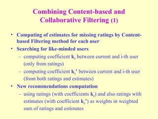 collaborative filtering | PPT