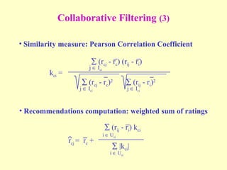 collaborative filtering | PPT