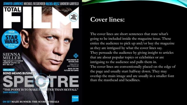 Codes and Conventions of a Film Magazine | PPT