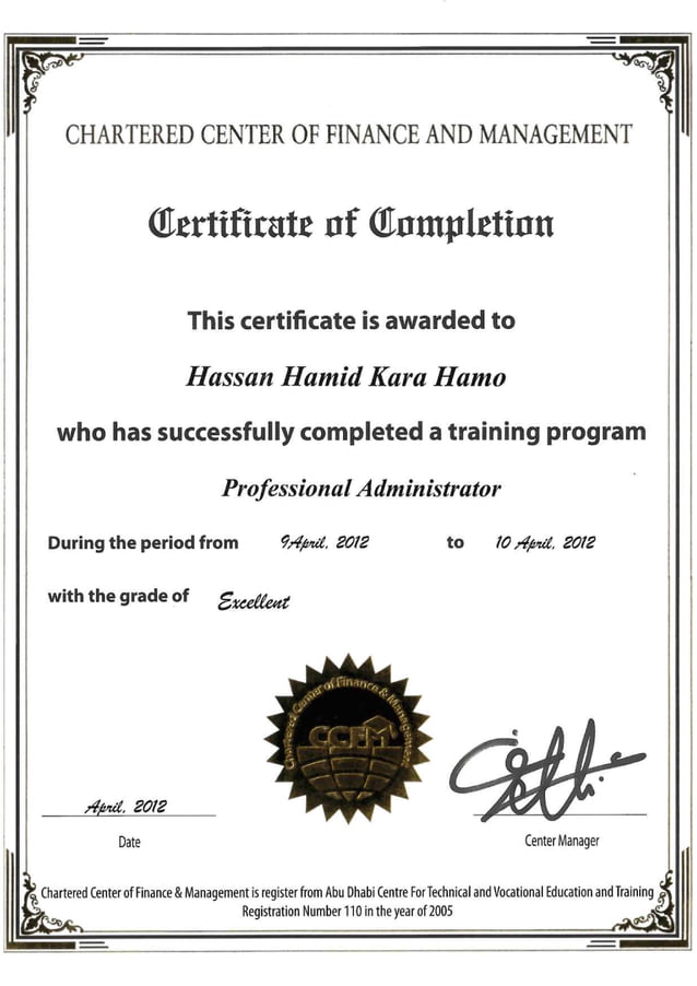 CCFM Business Administration | PDF