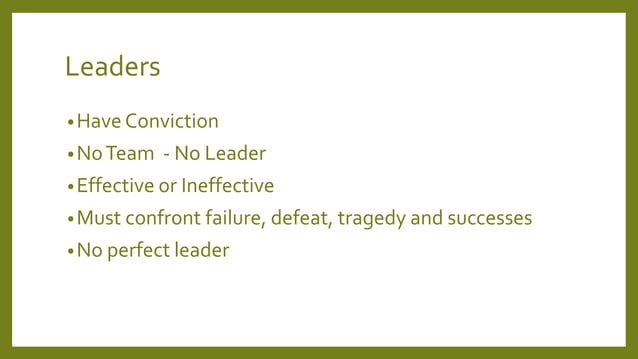 Leadership Ownership.pptx | Executive Leadership & Management | Business