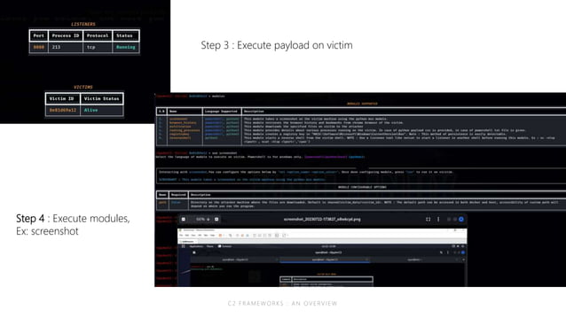 C&C Framework- Ayan Saha.pptx | Information and Network Security | Computing