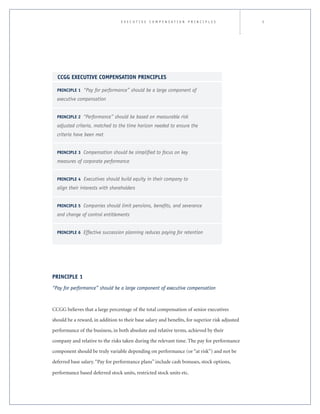 Canadian Coalition For Good Governance: Executive Compensation ...