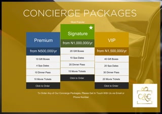 C&C Gifts Concierge | PPT