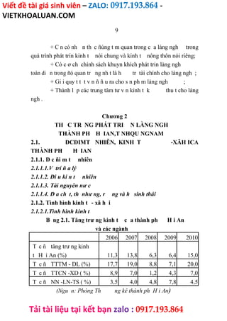 Các giải pháp để phát triển làng nghề ở Thành phố Hội An - tỉnh Quảng Nam (TT).doc