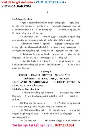 Các giải pháp để phát triển làng nghề ở Thành phố Hội An - tỉnh Quảng Nam (TT).doc