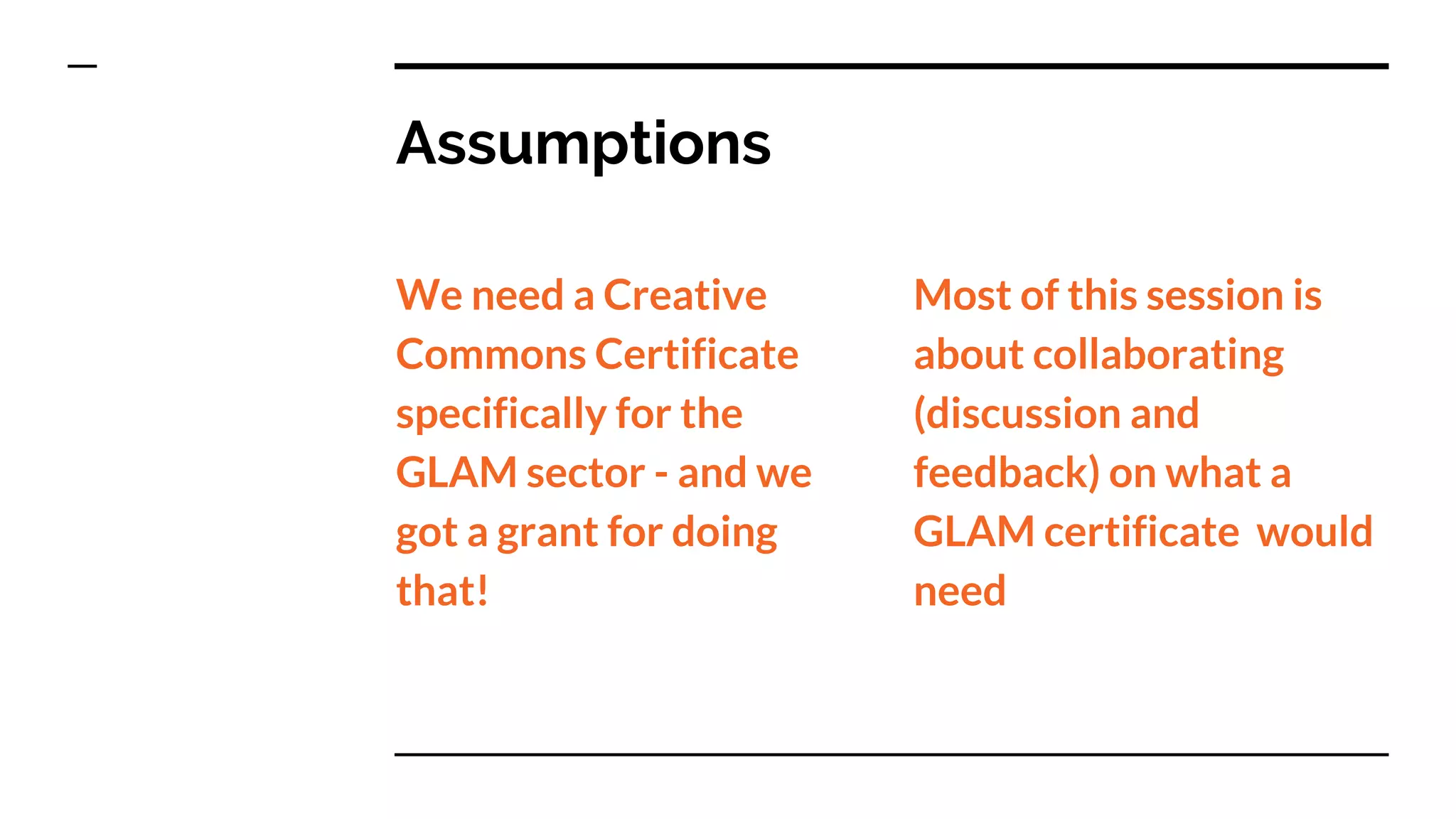 Creative Commons Certificates for GLAM Workers | PPT