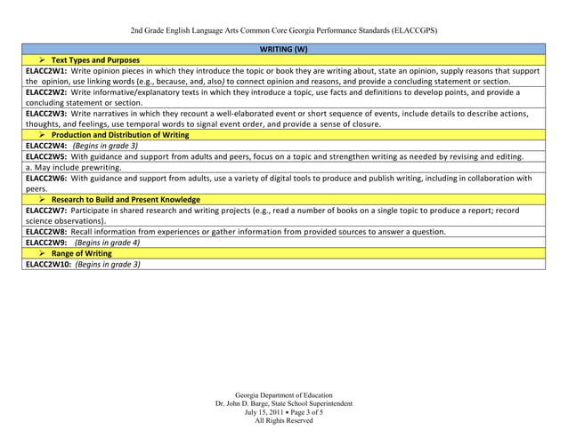 Gr. 2 Standards | PDF