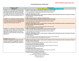 Kindergarten CCGPS Crosswalk | PDF | Educational Assessment | Education