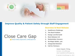 Call for Beta Site Hospital Partners for Quality Patient Safety Project ...