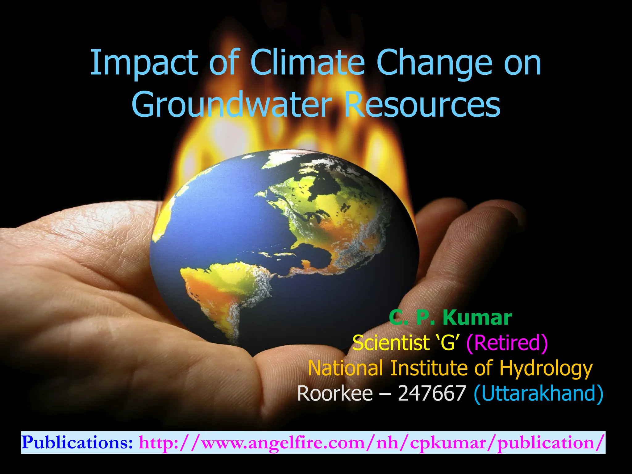Impact of Climate Change on Groundwater Resources | PDF