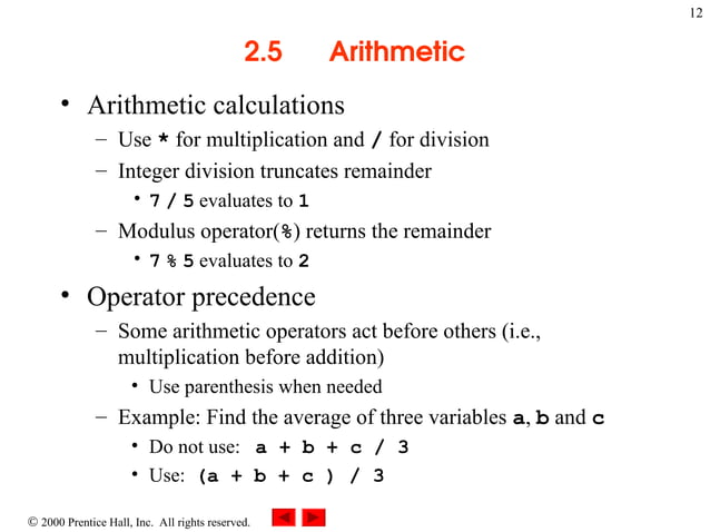 C_chap02.ppt Introduction to C Programming Language | PPT