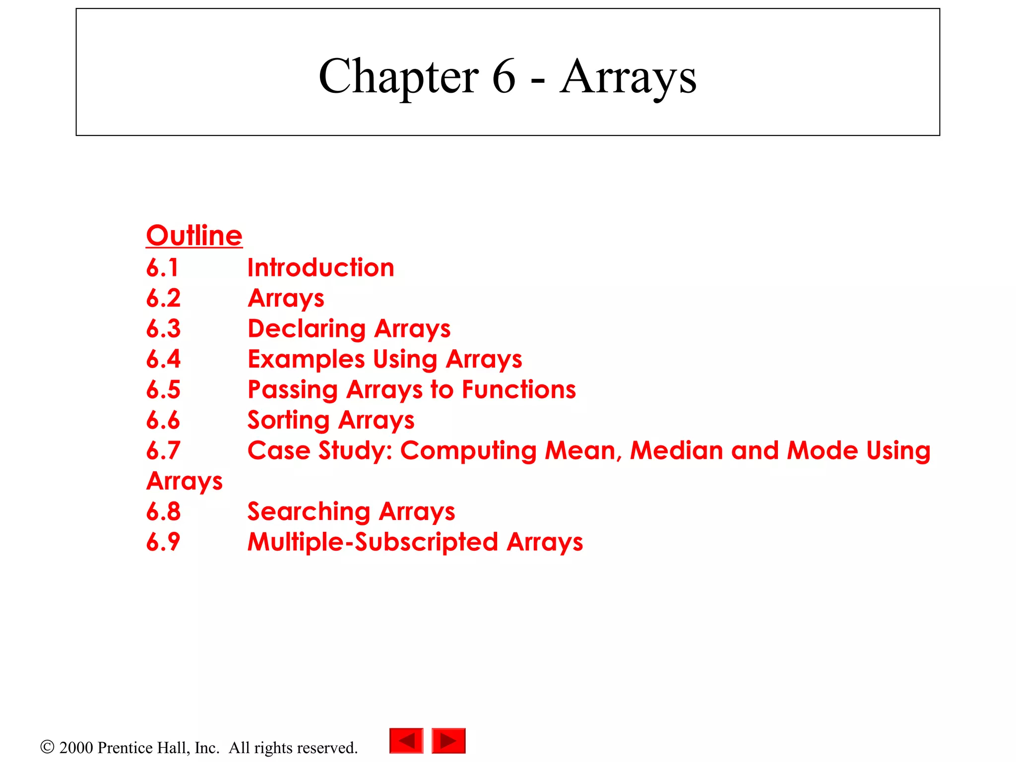 arrays | PPT