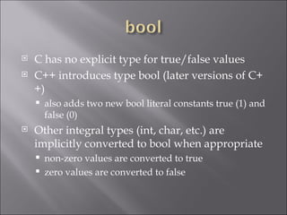 C++ Introduction | PPT