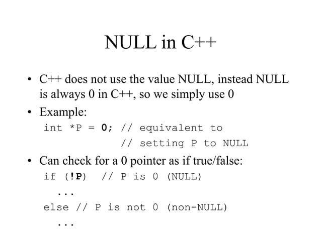 C Programming Object Oriented Programming Ppt