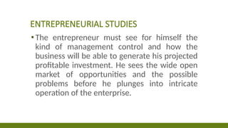 Chapter 2 ECONOMIC DEVELOPMENT OF ENTREPRENEURSHIP AND ITS COMPETENCE ...