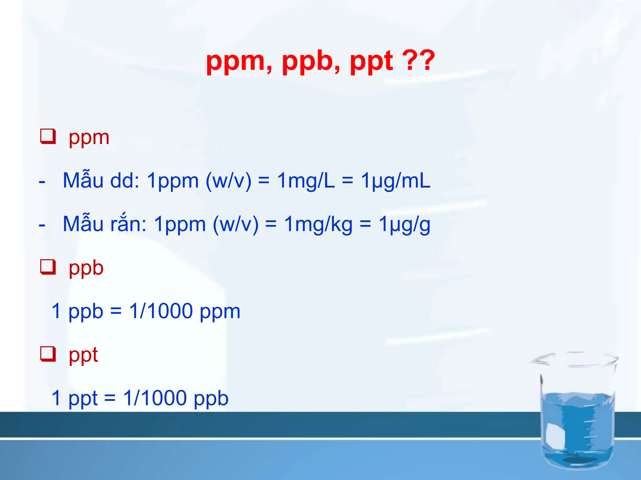 CÁCH BIỂU THỊ CÁC LOẠI NỒNG ĐỘ DUNG DỊCH.pptx