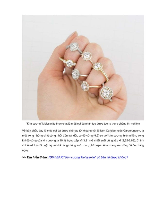 Cách Kiểm Tra Kim Cương Moissanite | PDF