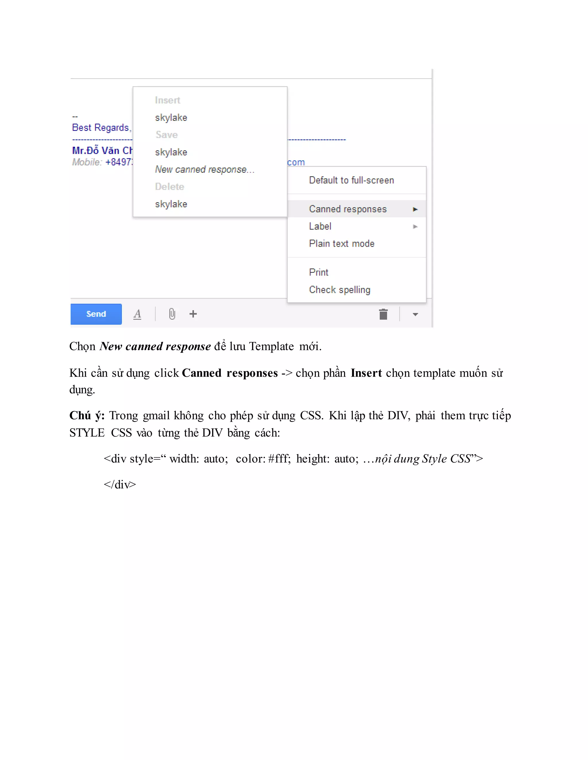 Cách làm email marketing trên gmail bằng code html | DOCX