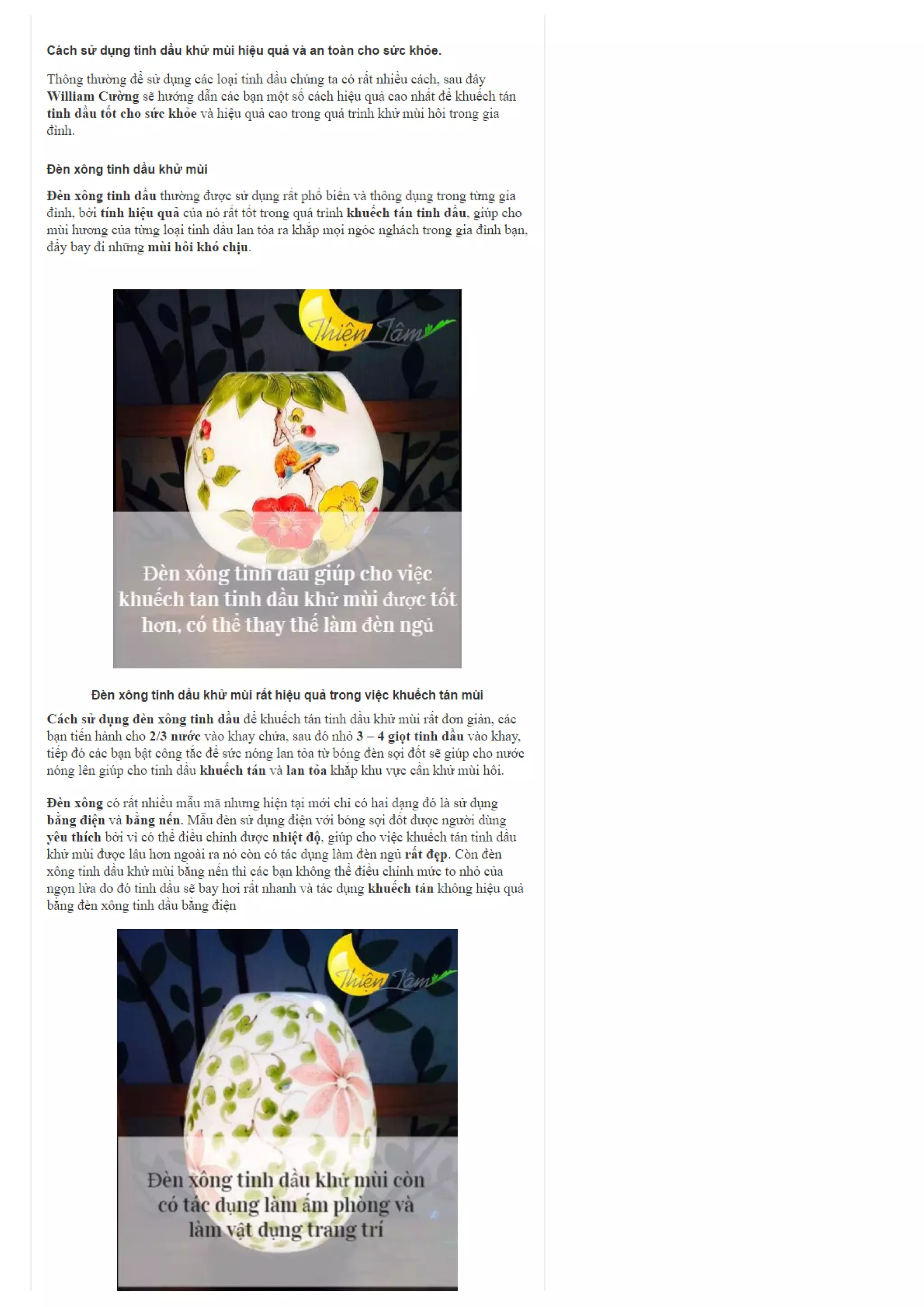 Tinh dau khu mui hieu qua - williamcuong.com