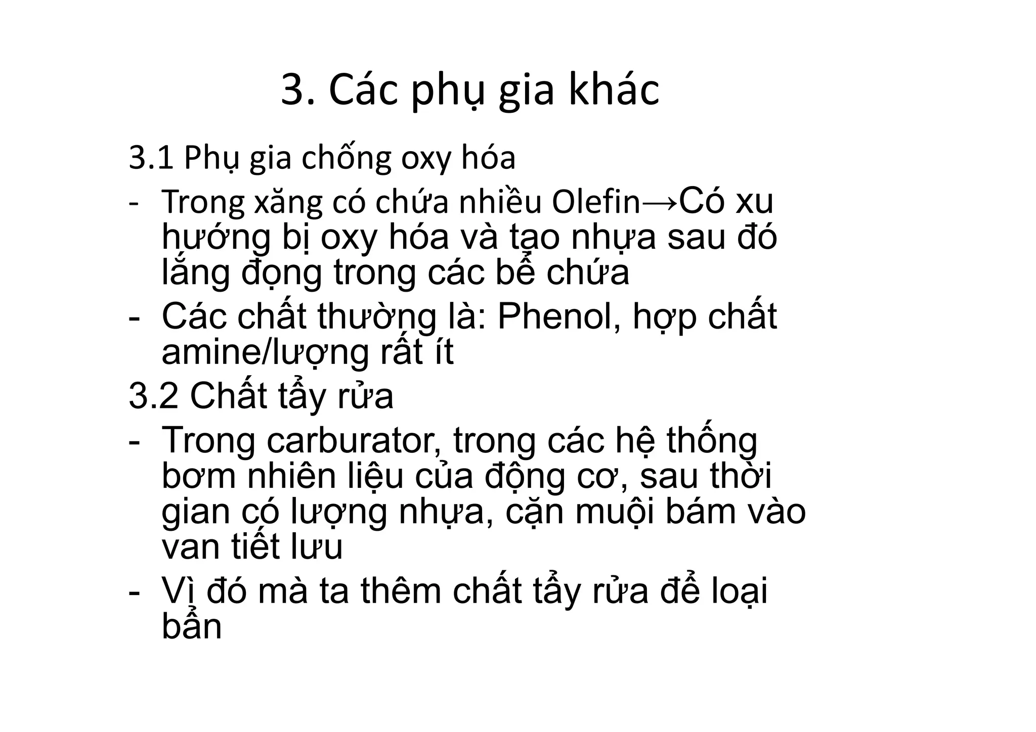 Cách sản suất xăng phu gia dinh linh | PPT