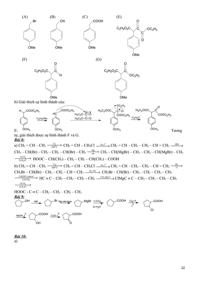 Cơ chế, tổng hợp hóa hữu cơ | DOC