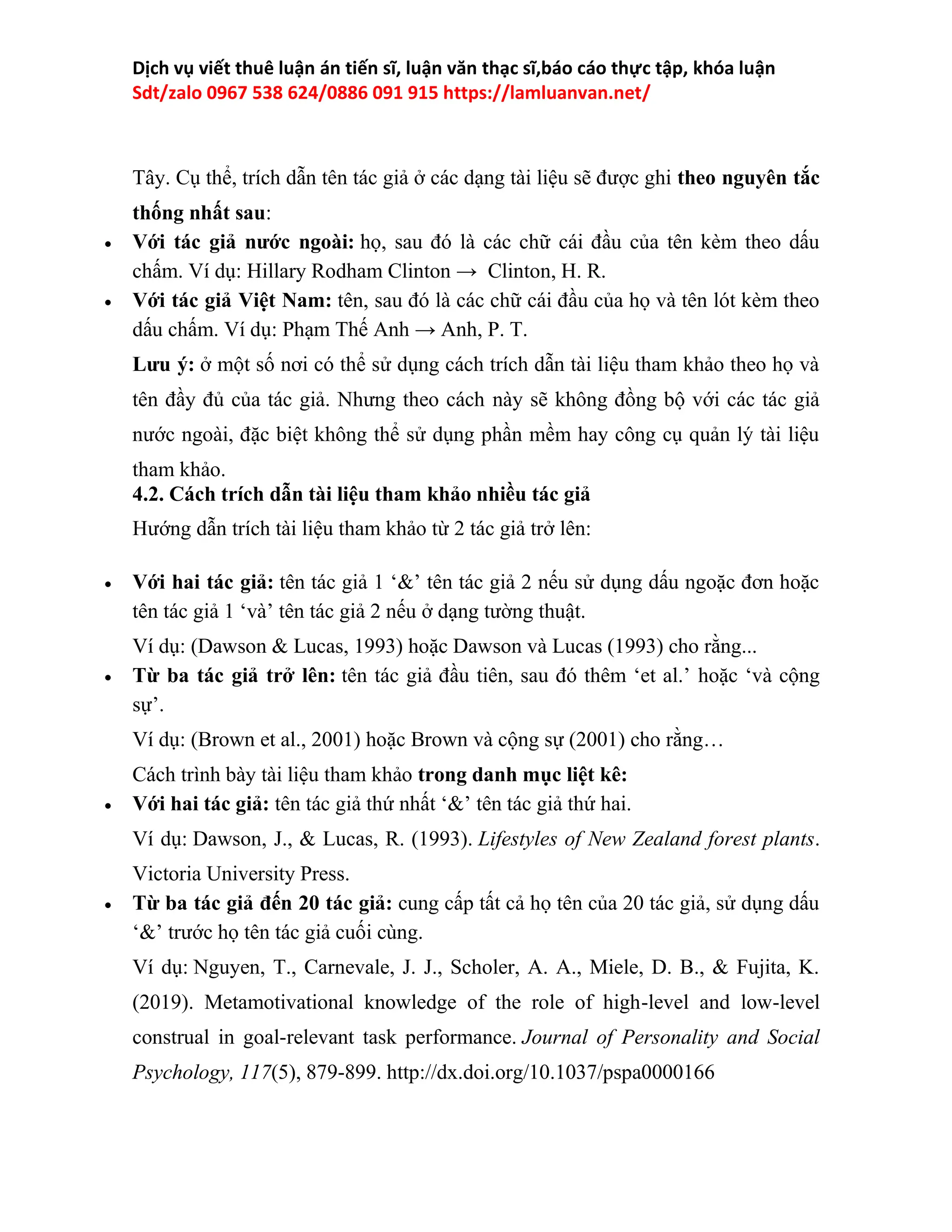 Cách Trích Dẫn Tài Liệu Tham Khảo | DOCX
