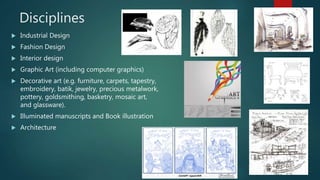 Cci1 lec 2 understanding the concept of art and applied art | PPTX