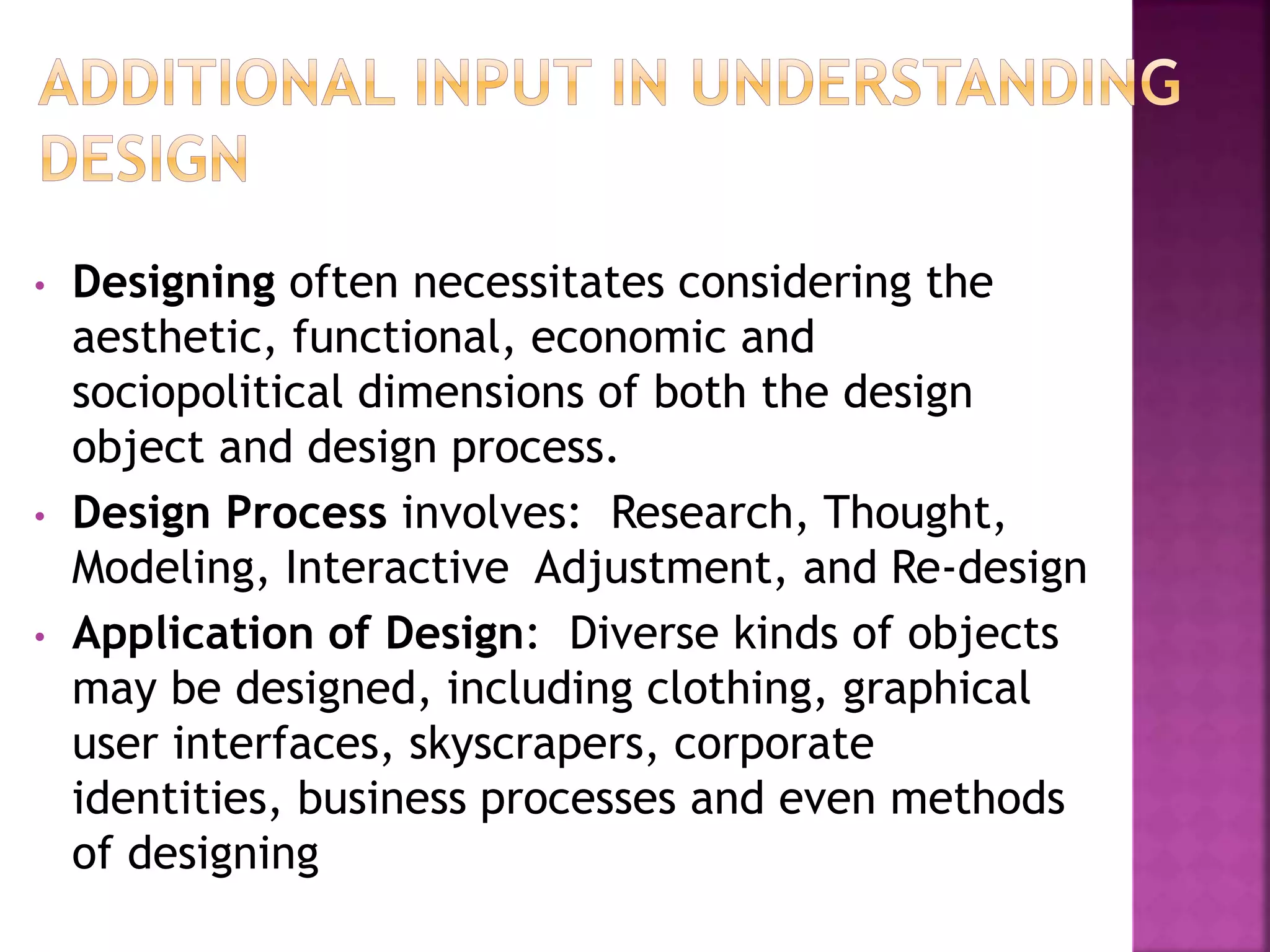Cci1 lec 7 definition of design its elements and principle | PPTX ...