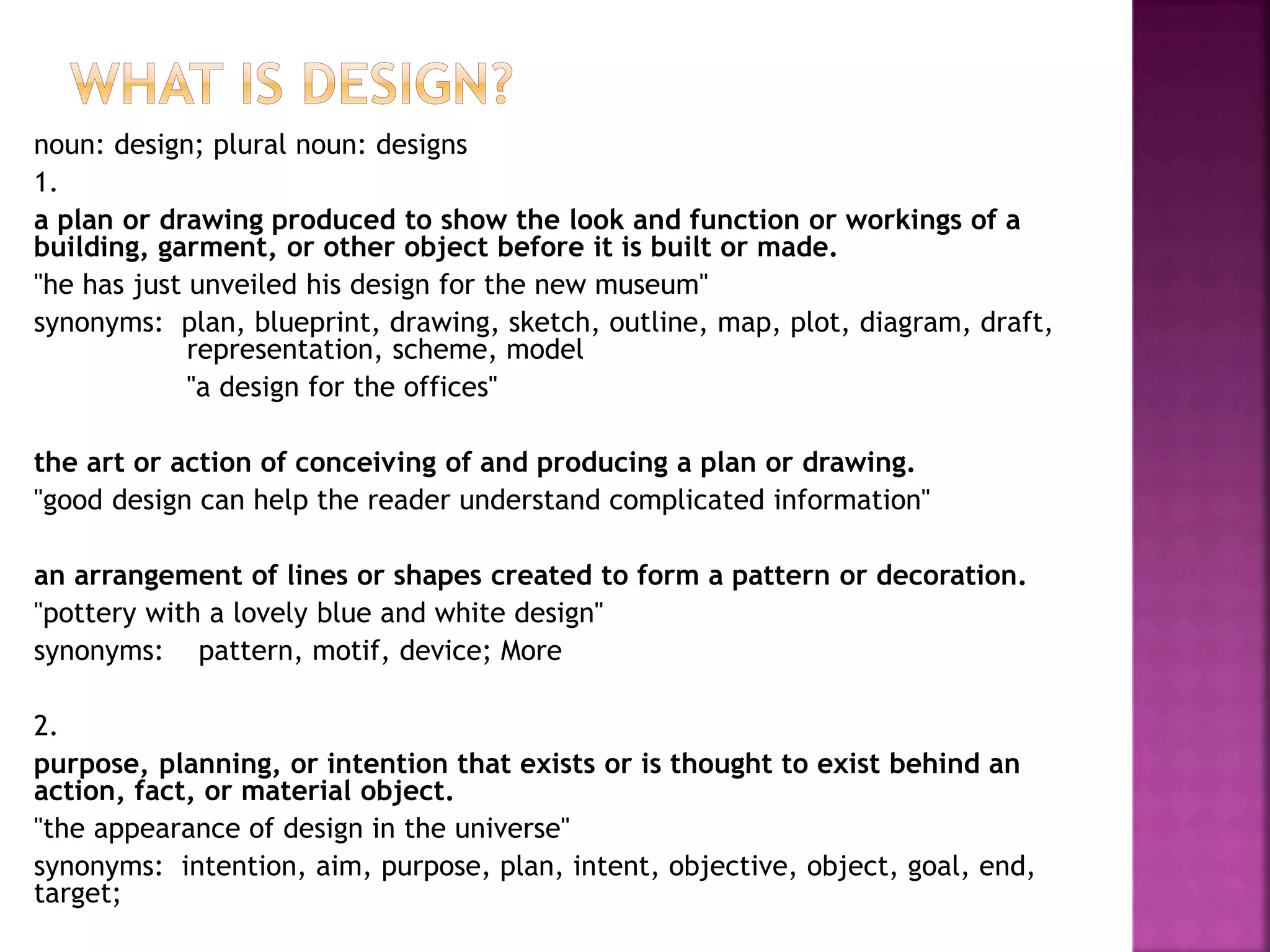 Cci1 lec 7 definition of design its elements and principle | PPTX ...