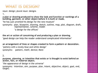 Cci1 lec 7 definition of design its elements and principle | PPTX