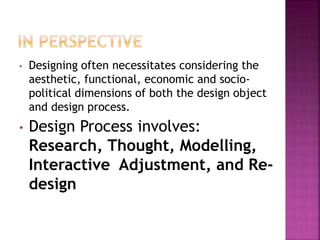 Cci1 lec 7 definition of design its elements and principle | PPTX