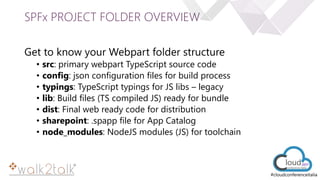 CCI 2017 - Introduzione a SharePoint Framework (SPFx) - Fabio Franzini | PPTX | Web Development ...