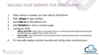 CCI 2017 - Introduzione a SharePoint Framework (SPFx) - Fabio Franzini | PPTX | Web Development ...