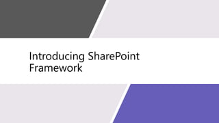 CCI 2017 - Introduzione a SharePoint Framework (SPFx) - Fabio Franzini | PPTX | Web Development ...