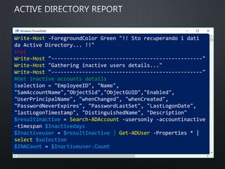 CCI2019 - I've got the Power! I've got the Shell! | PPT