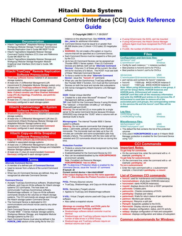 Cci cheat sheet_v107 | PDF
