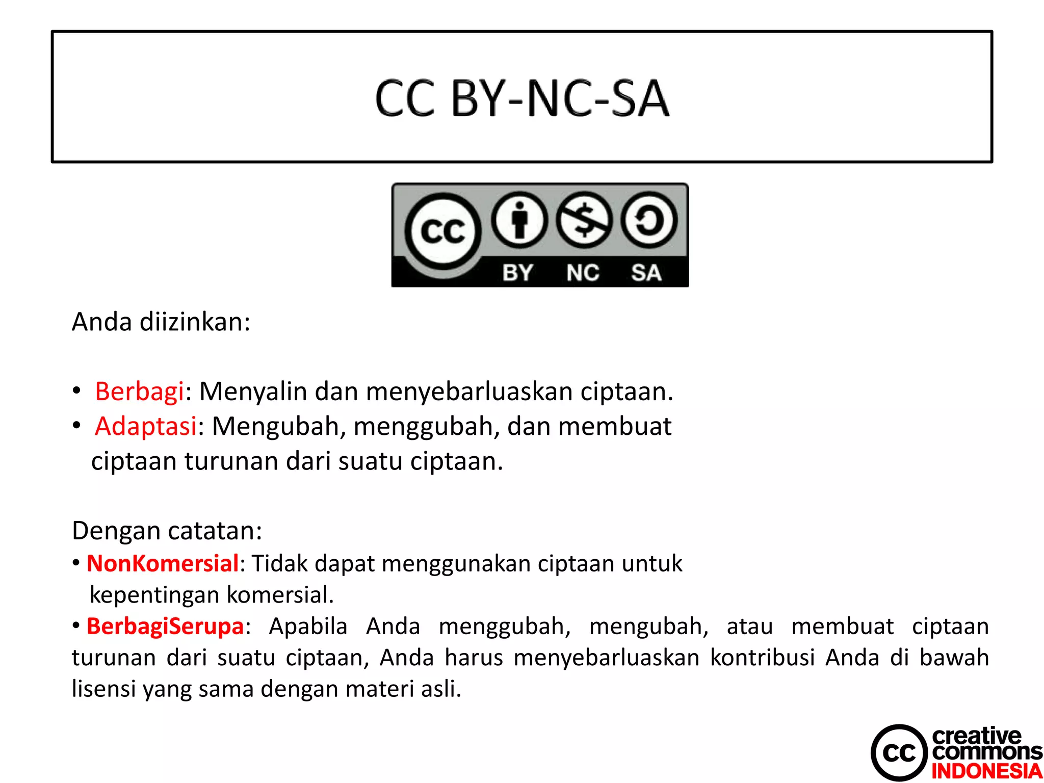 [CCID] - Agustus 6 2016 - Lisensi CC Untuk Pengajar IGBJI - Open ...