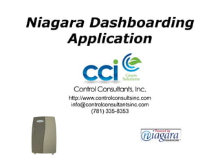 Niagara Dashboard Application | PPTX