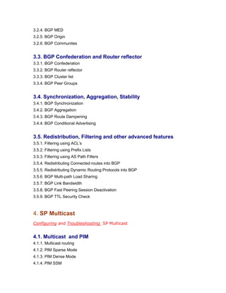 Ccie service provider preparation guide | PDF