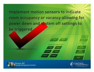 Green AV Checklist | PPT