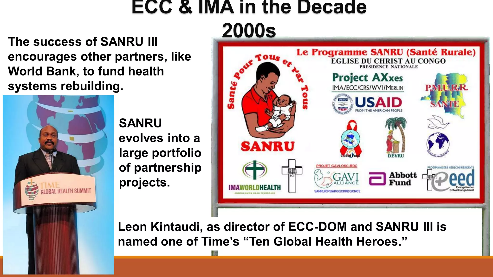 Five Decades of Evolving ECC and SANRU Partnership in DR Congo | PDF