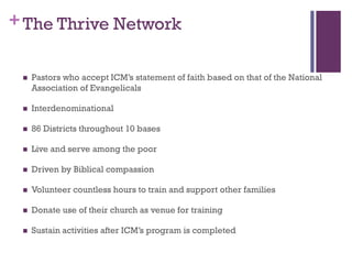 Thrive Network International Care Ministries | PPT