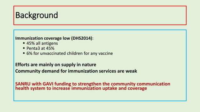 Involving Community Committees to Increase Immunization | PDF ...