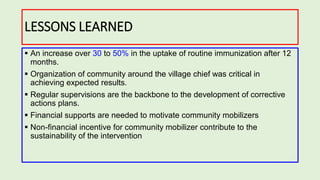 Involving Community Committees to Increase Immunization | PDF