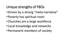 Benefits and Challenges of FBO Government Partnerships | PDF